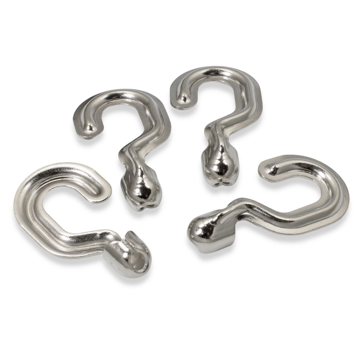 4-Pack Versatile "A" Hooks - #6 Ball Chain Hook