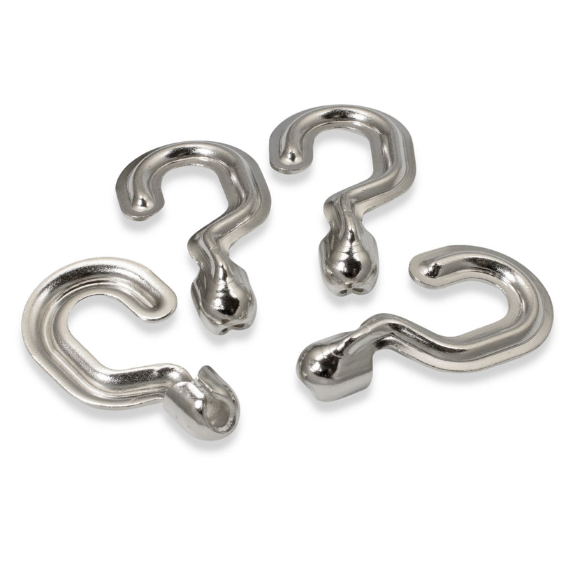 4-Pack Versatile "A" Hooks - #6 Ball Chain Hook