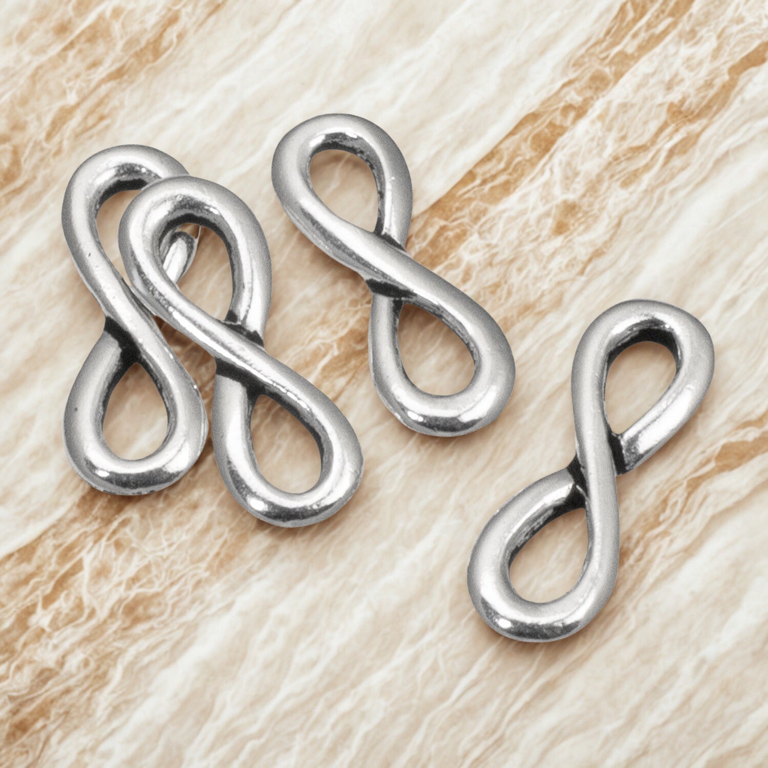 Silver Small Infinity Links | Hackberry Creek