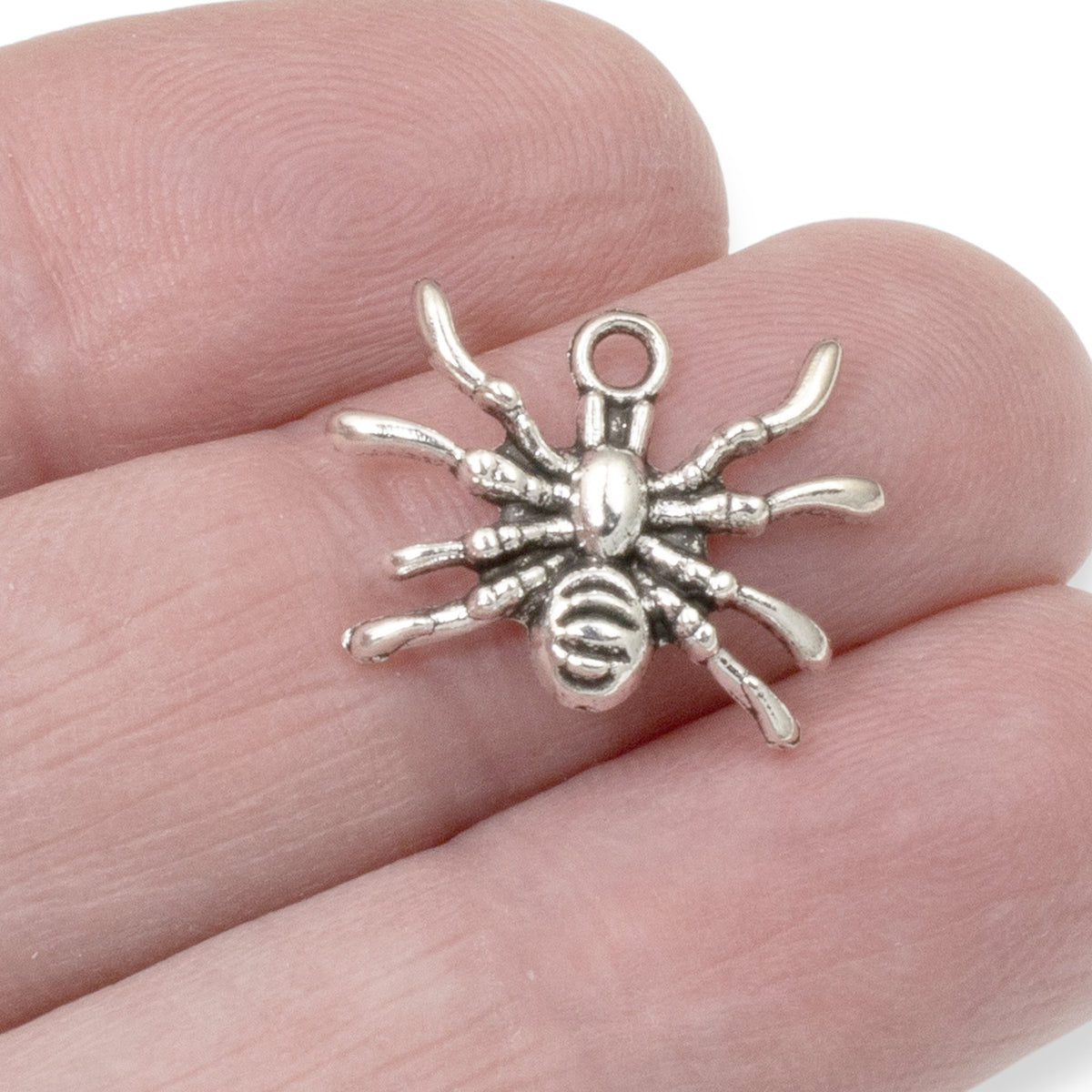 Silver Spider Charms | Hackberry Creek