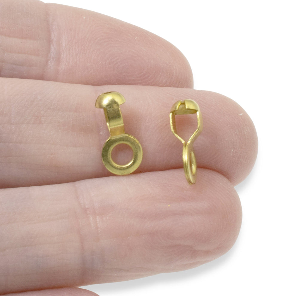 Brass Ball Chain #6 Lamp/Fan Pull Loop Connectors, "A" Couplings