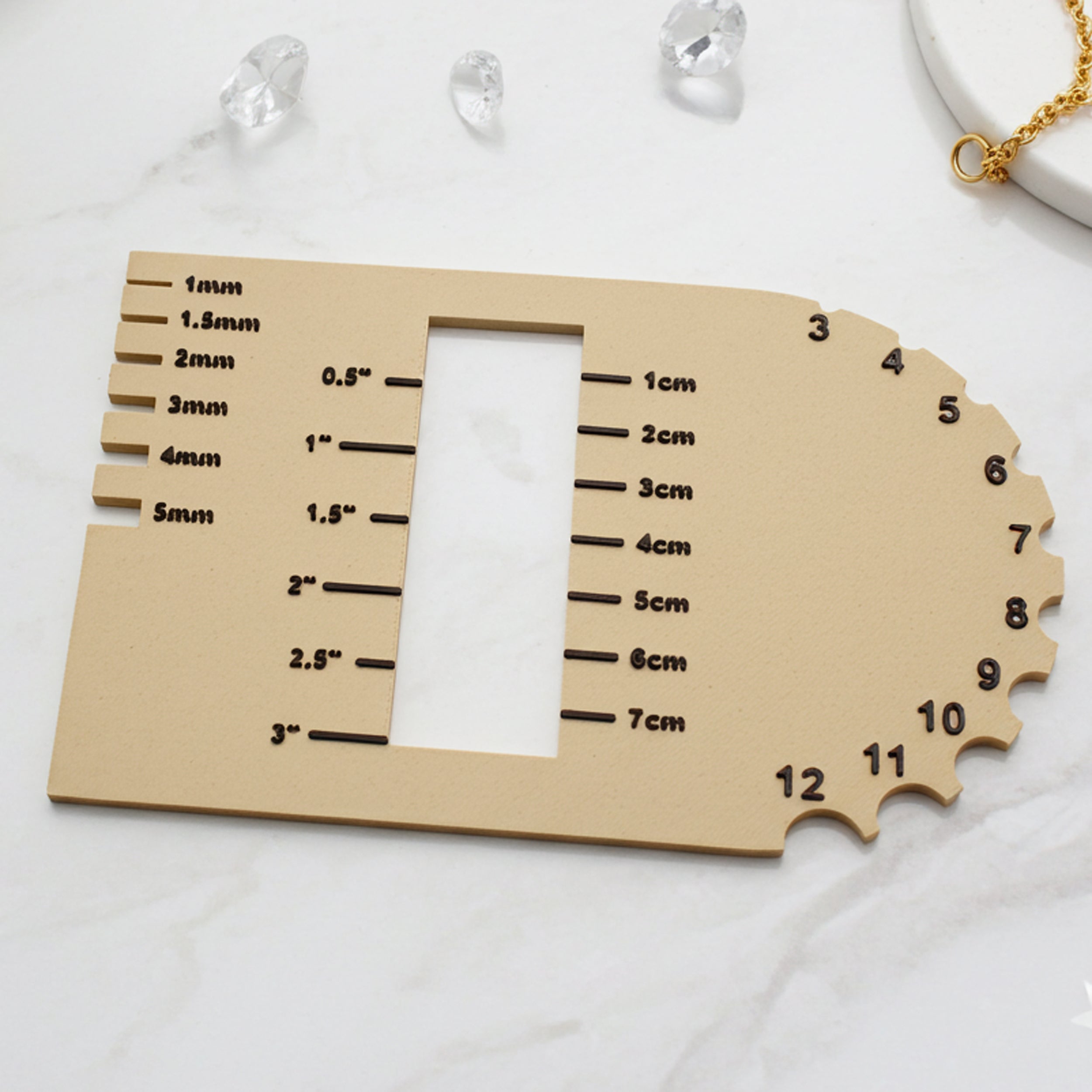 Product Photography Measuring Tool, Scale Reference Gauge