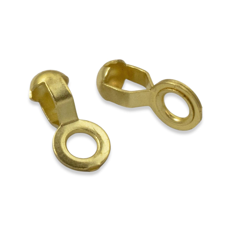 Brass Ball Chain #6 Fan Pull Loop Connectors, "A" Coupling Hardware