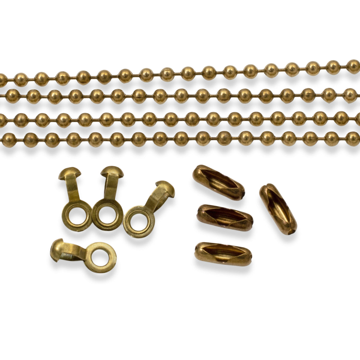 Antique Brass Make Your Own Ceiling Fan Pull Set