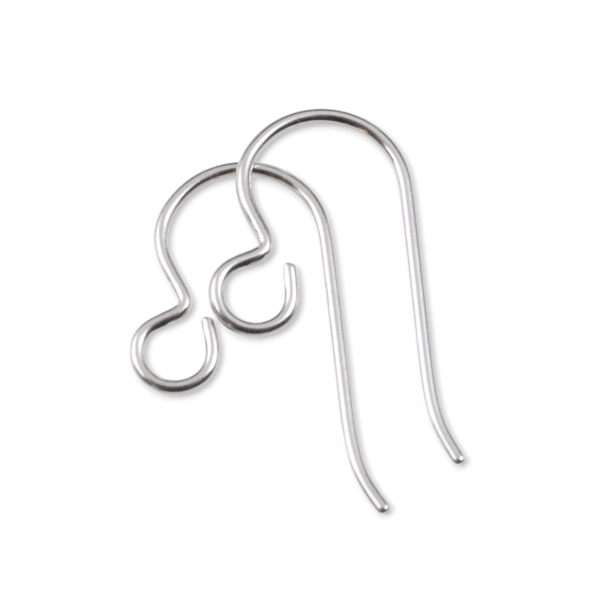 10-Pack Sterling Silver Ear Wires - USA Made - French Earring Hooks
