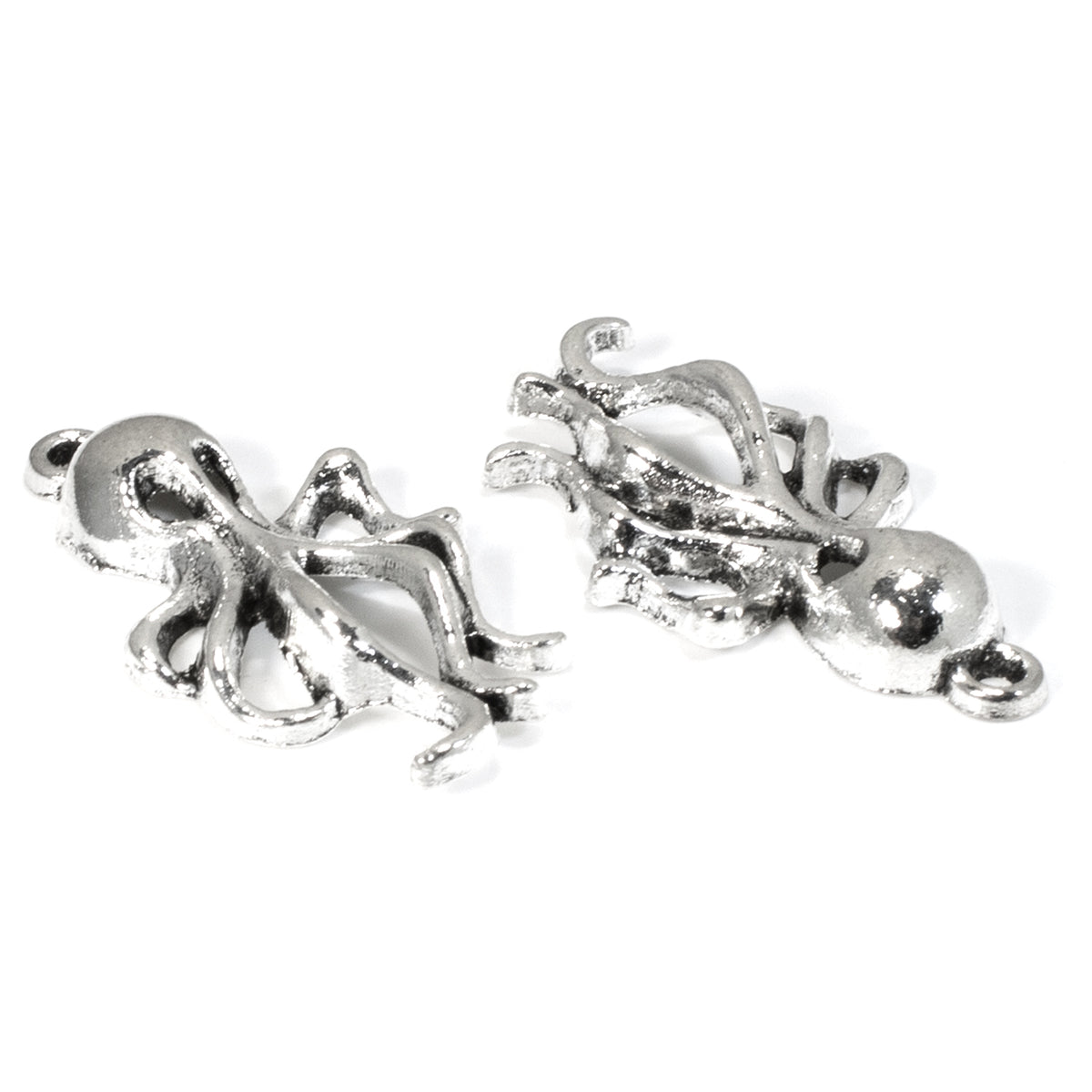 Silver Octopus Charms | Hackberry Creek