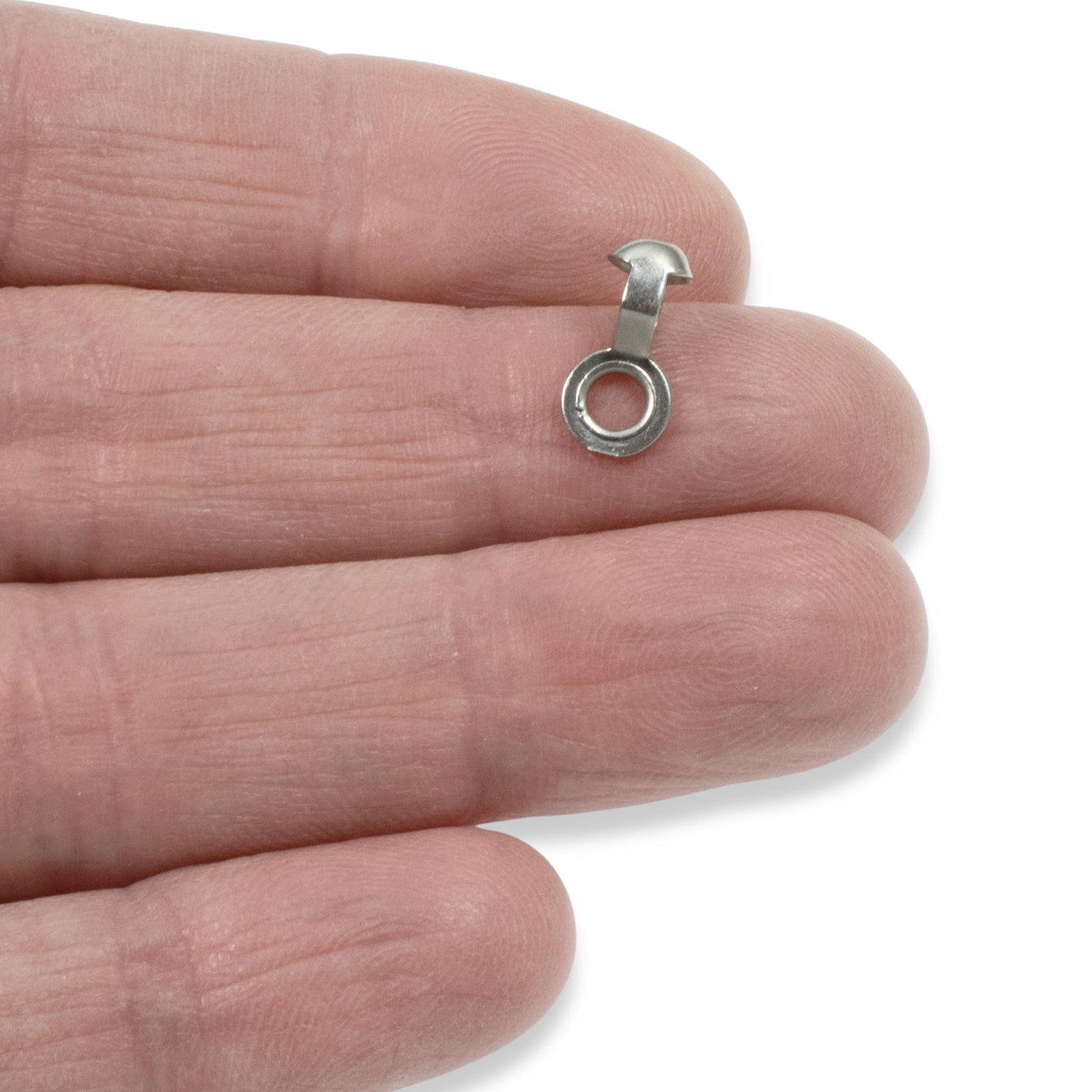 50 Stainless Steel Loop Connectors -Fits #6 Ball Chain