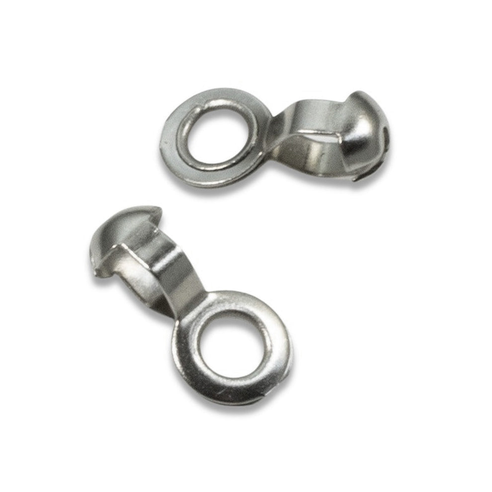 50 Stainless Steel Loop Connectors -Fits #6 Ball Chain